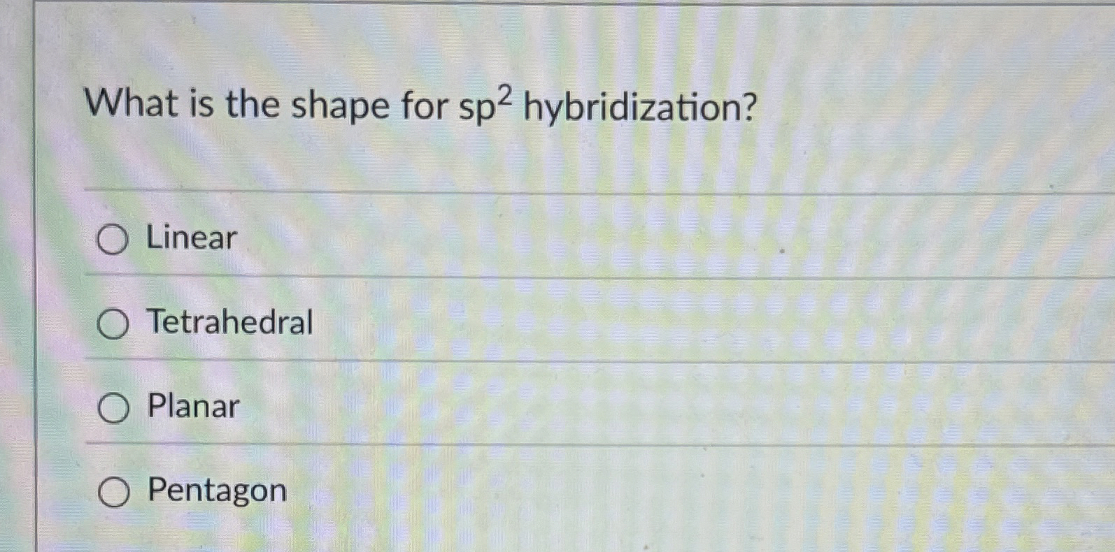 Solved What is the shape for sp2 | Chegg.com