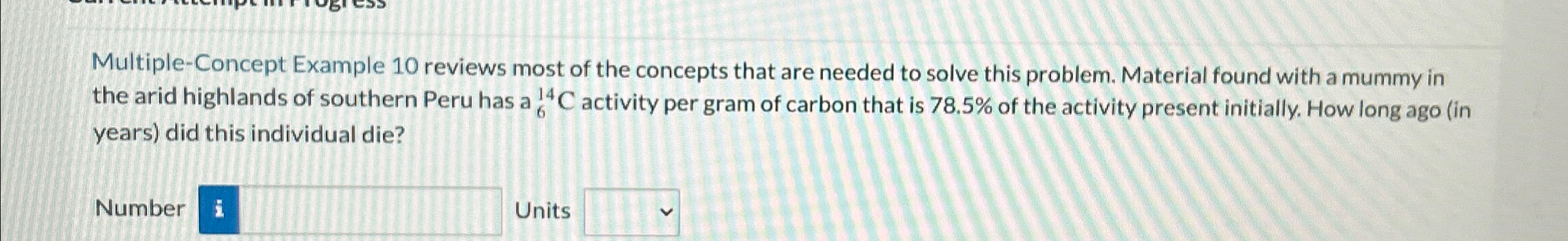 Solved Multiple-Concept Example 10 ﻿reviews most of the | Chegg.com