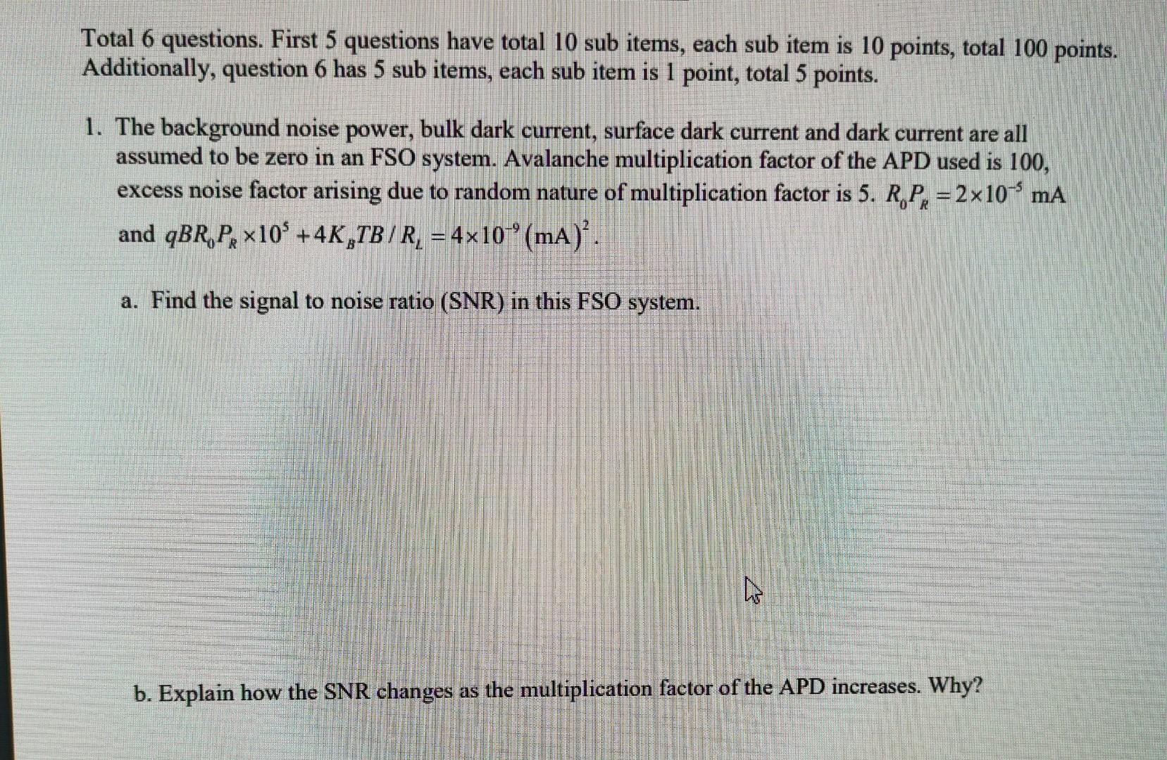 Solved Total 6 questions. First 5 questions have total 10 | Chegg.com