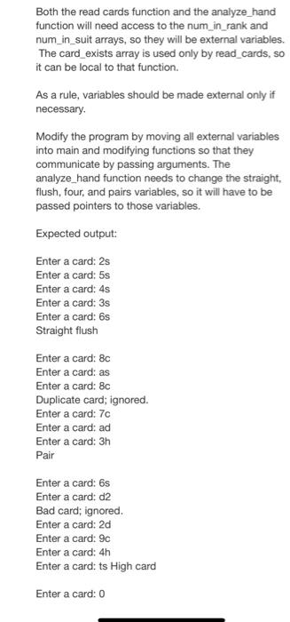 Solved C PROGRAM (c code) TOPIC : pointers Program: | Chegg.com