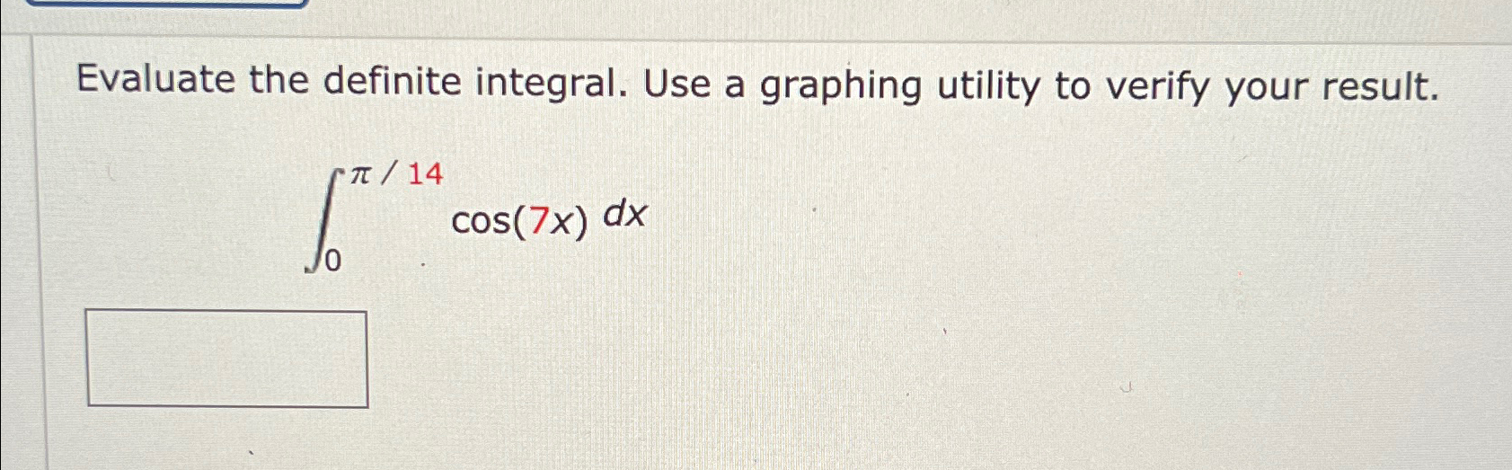 Evaluate the definite integral. Use a graphing | Chegg.com