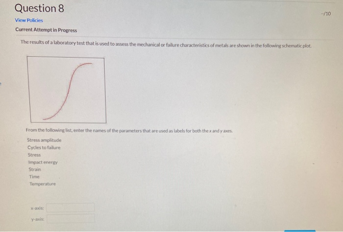 Solved Question 8 --/10 View Policies Current Attempt in | Chegg.com