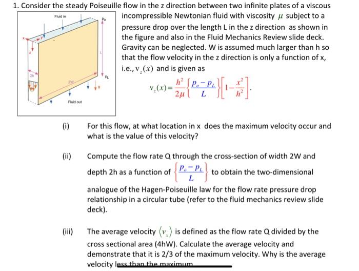 Solved incompressible Newtonian fluid with viscosity μ | Chegg.com