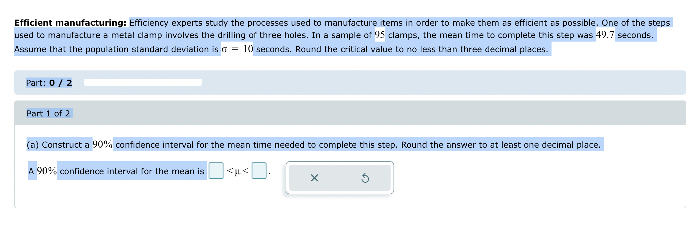 Solved Efficient manufacturing: Efficiency experts study the | Chegg.com