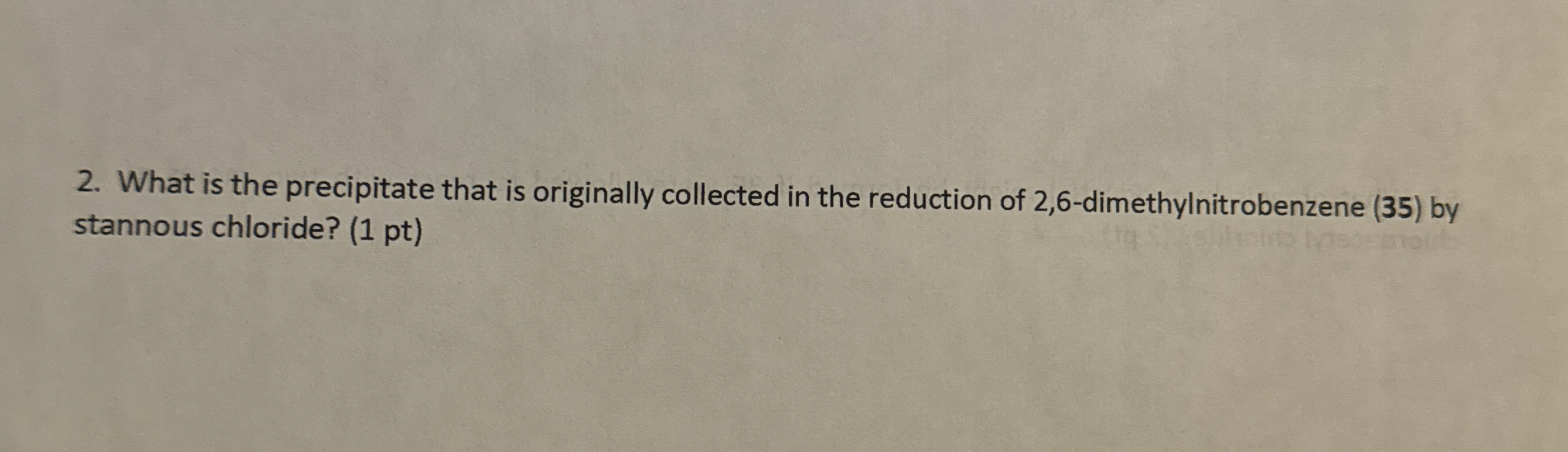 Solved What is the precipitate that is originally collected | Chegg.com