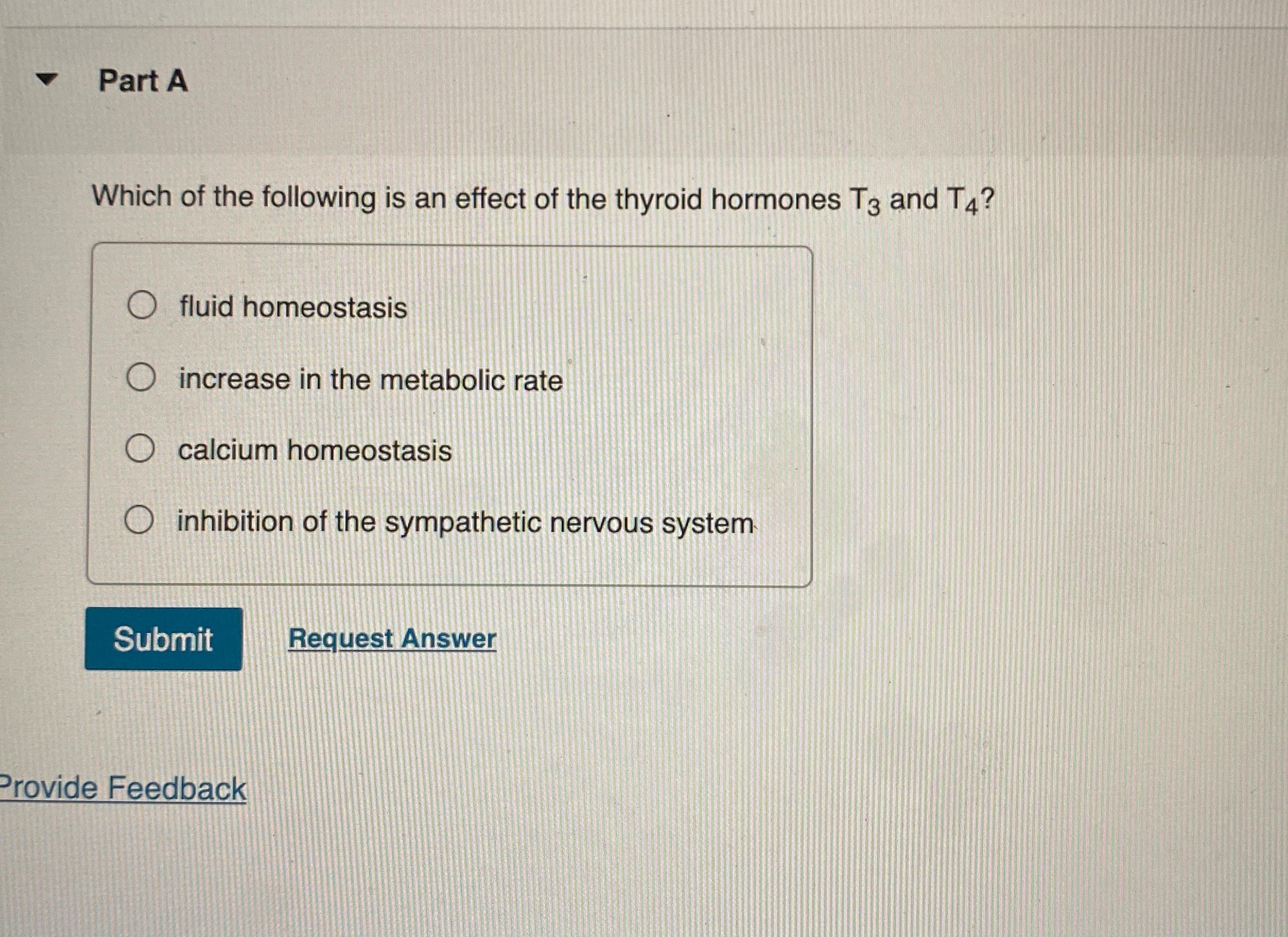 Solved Part AWhich of the following is an effect of the | Chegg.com