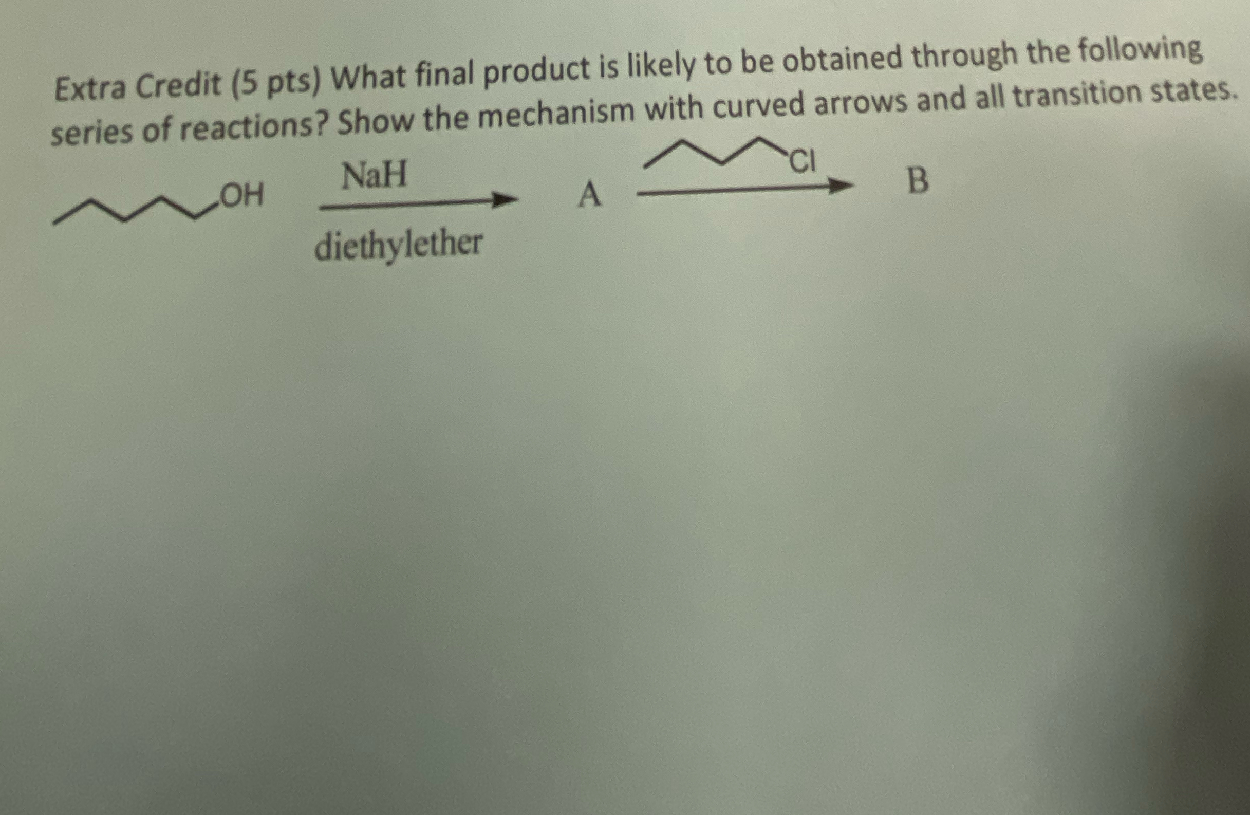 Solved Extra Credit (5 ﻿pts) ﻿What final product is likely | Chegg.com