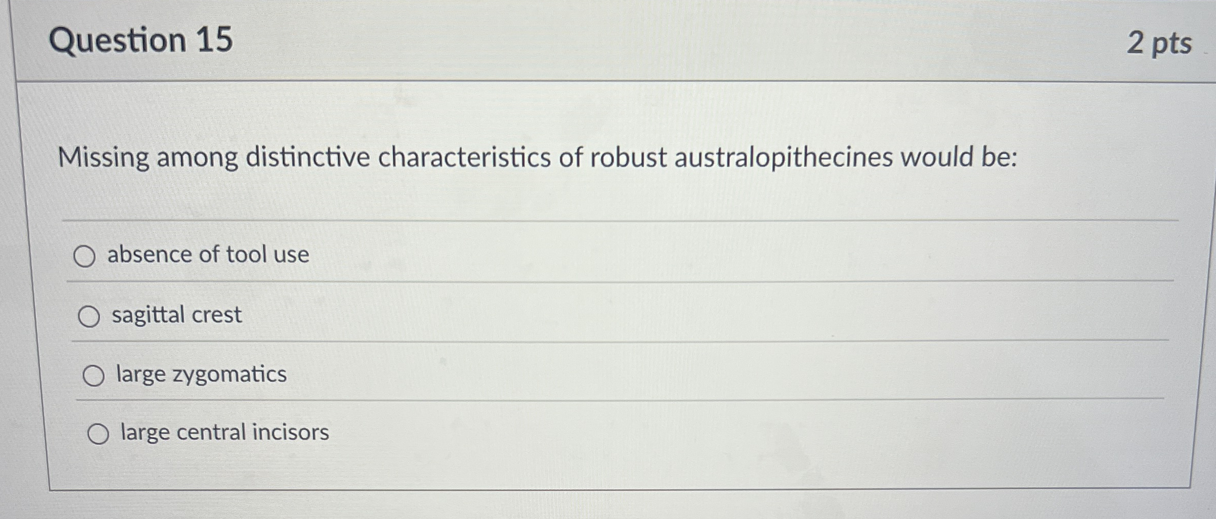 Solved Question 152 ﻿ptsMissing among distinctive | Chegg.com