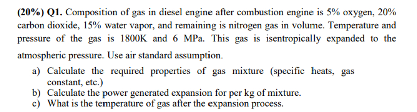 Solved Thermodynamics-2 ﻿for Mechanical Engineering | Chegg.com