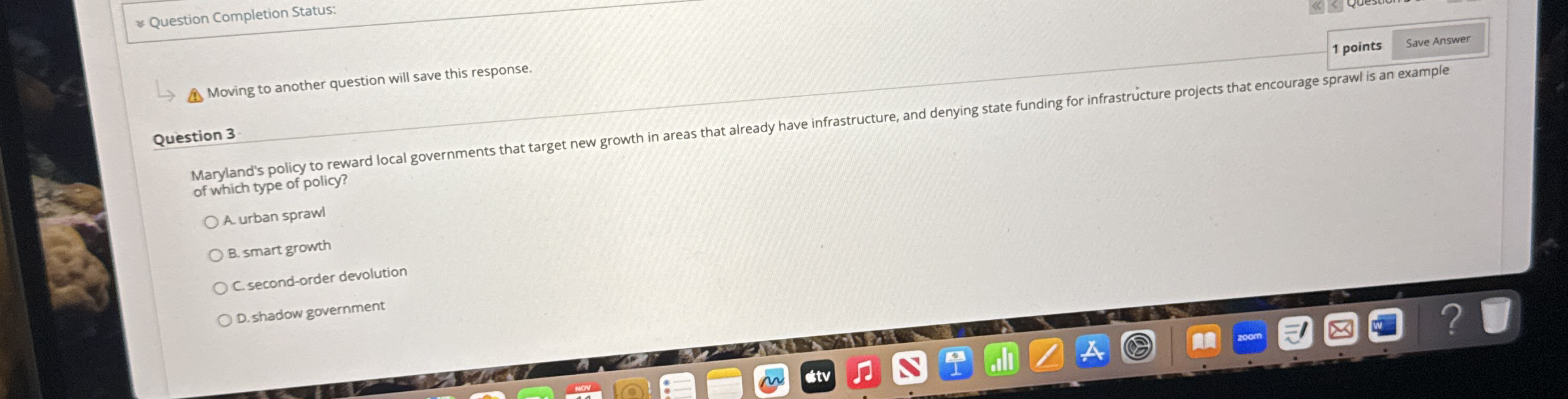 Solved Question Completion Status:Moving to another question | Chegg.com