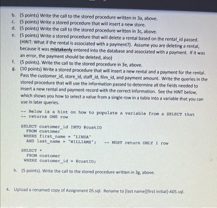 /* Assignment 05 Solution*//* 3a. Write a | Chegg.com