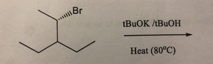 Solved 111111 tBuOK /tBuOH Heat (80°C) | Chegg.com