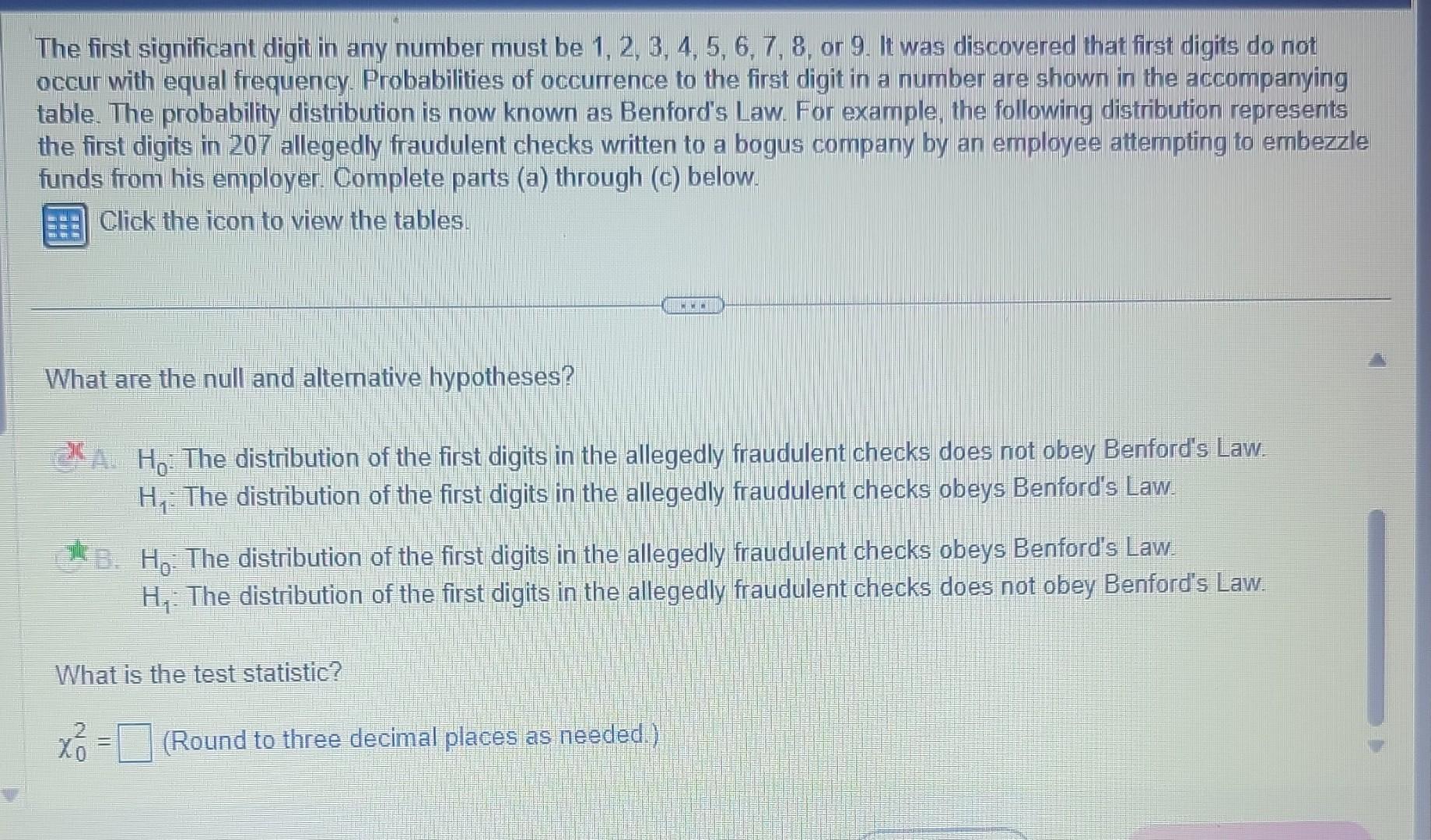 Solved The first significant digit in any number must be | Chegg.com