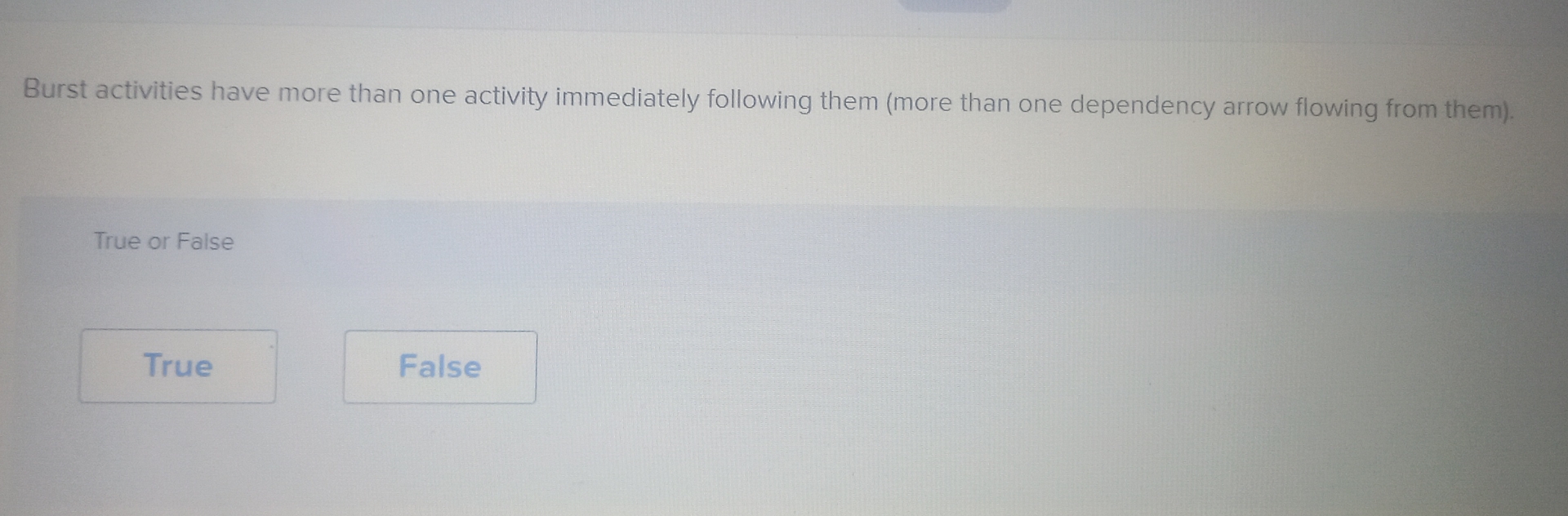 Solved Burst activities have more than one activity | Chegg.com