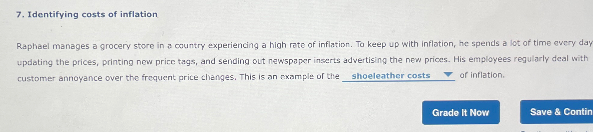 Solved Identifying costs of inflationRaphael manages a | Chegg.com