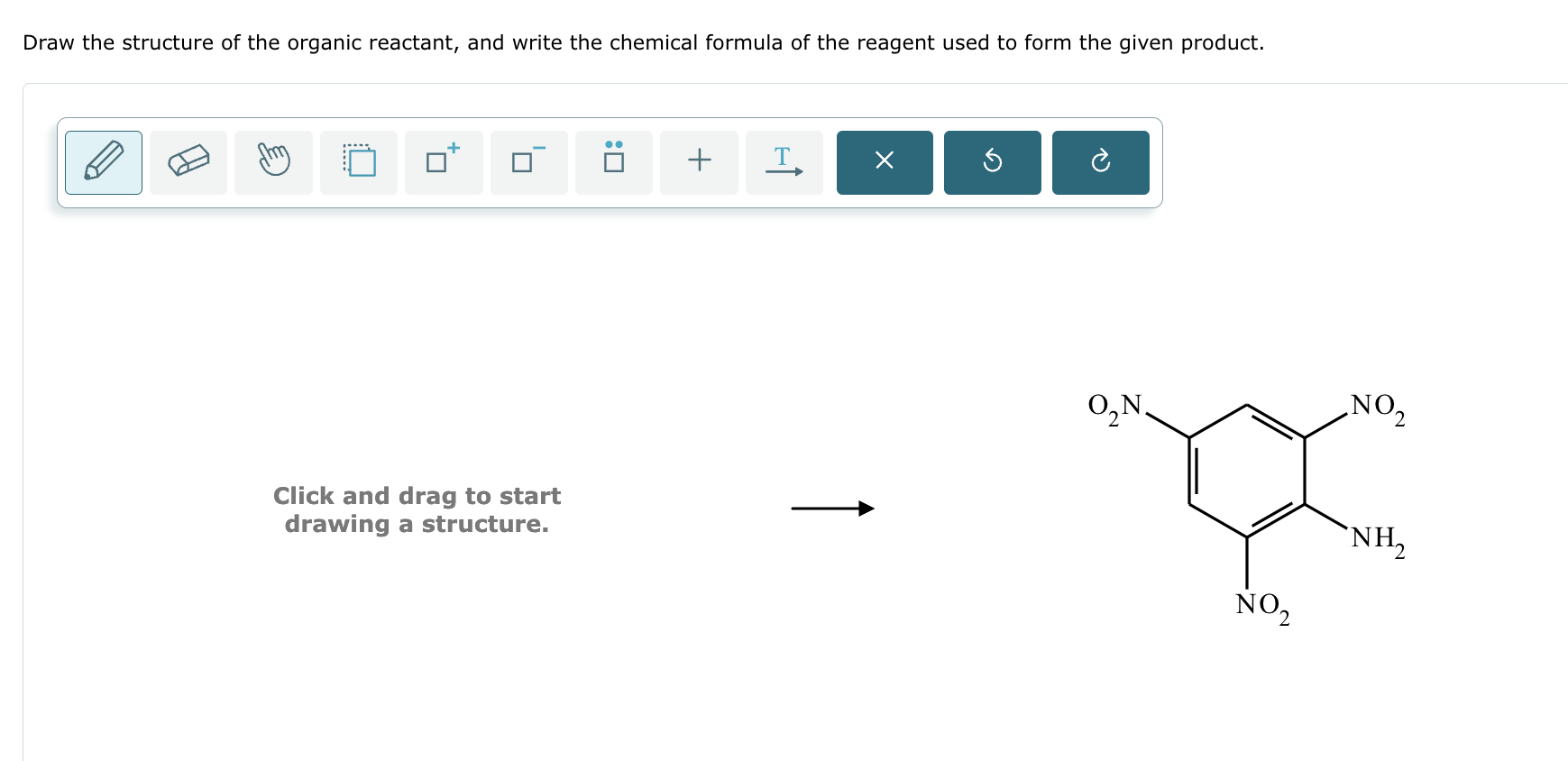 Solved Draw the structure of the organic reactant, and write | Chegg.com