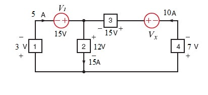 Solved Find Vx using Tellegen's theorem | Chegg.com