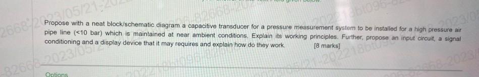 Solved Propose with a neat block/schematic diagram a | Chegg.com