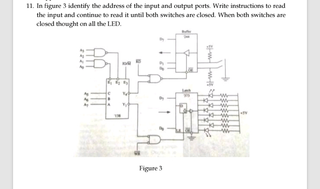 Solved In figure 3 ﻿identify the address of the input and | Chegg.com