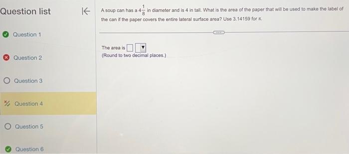 Solved Question list Question 1 Question 2 Question 3 \#/ | Chegg.com