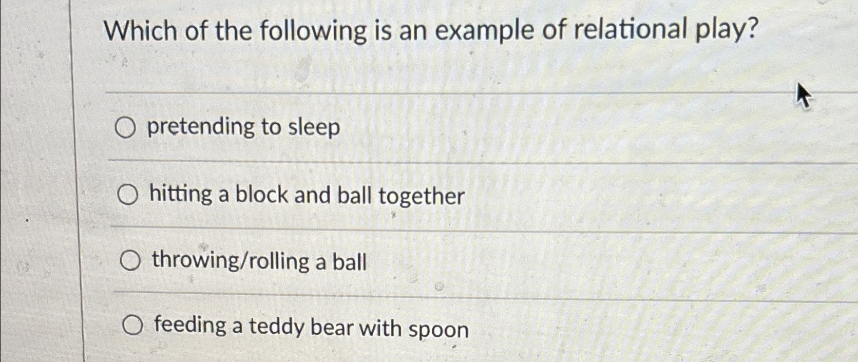 Solved Which of the following is an example of relational | Chegg.com