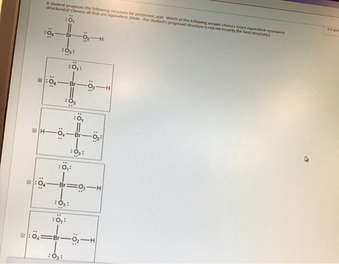 Solved A student proposes the following structure for | Chegg.com