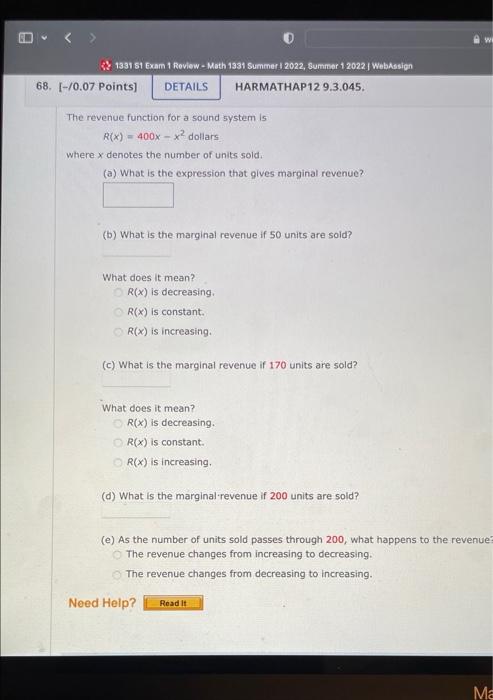 Solved 1331 51 Exam 1 Review-Math 1331 Summer 1 2022, Summer | Chegg.com