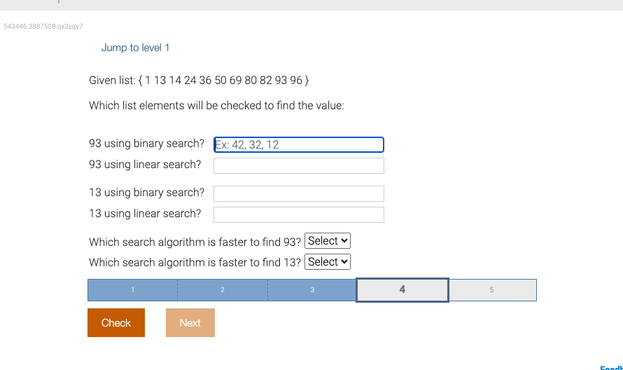 Solved Jump to level 1Given list: }Which list elements will | Chegg.com