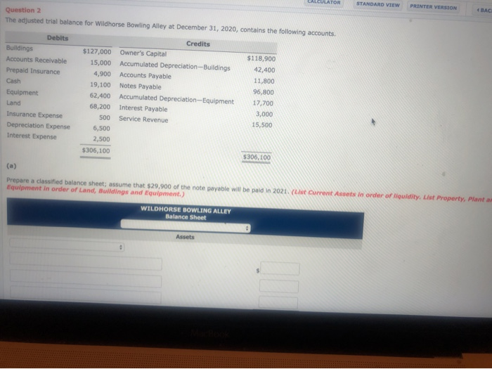 Solved CALCULATOR STANDARD VIEW PRINTER VERSION