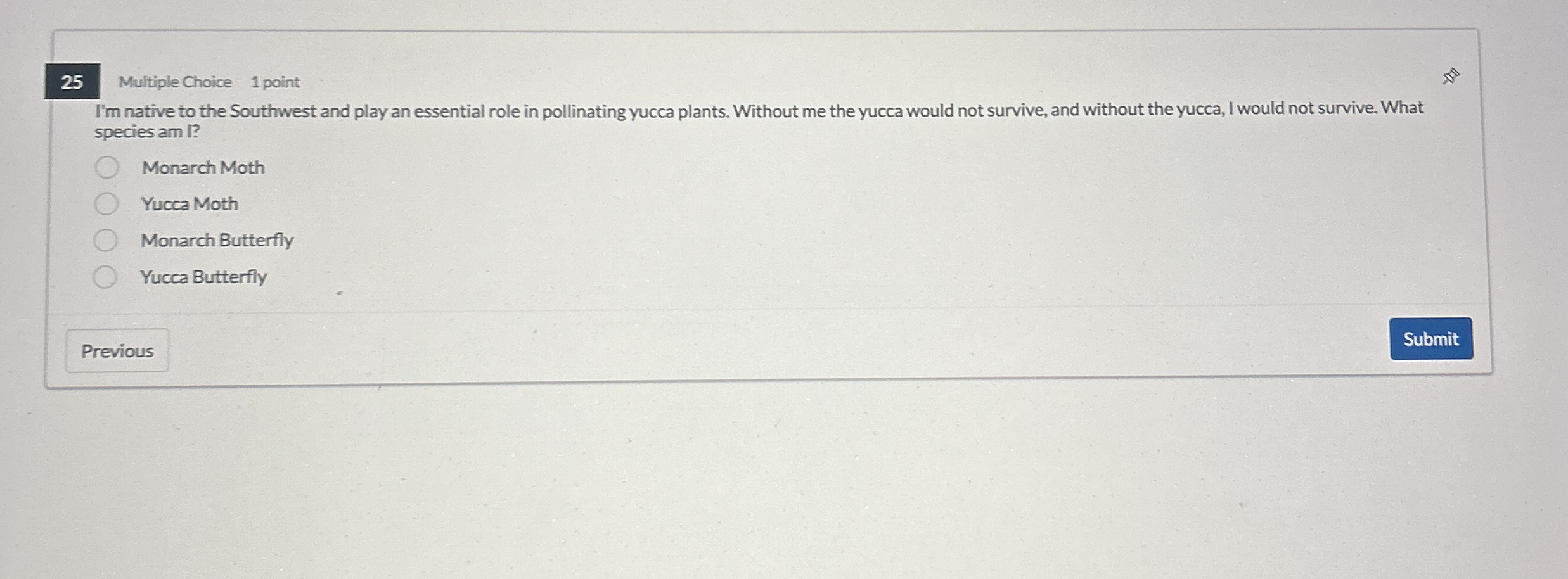 Solved Multiple Choice 1 ﻿pointI'm native to the Southwest | Chegg.com