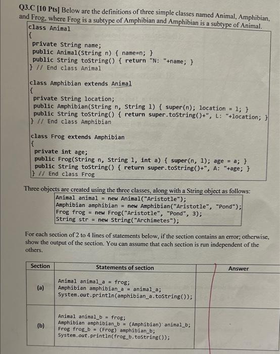 Solved Q3.C [10 Pts] Below are the definitions of three | Chegg.com