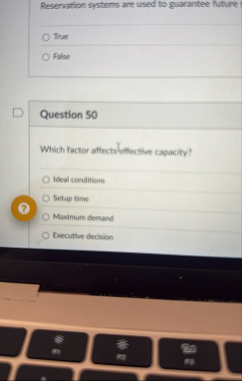 Solved Reservation systems are used to guarantee | Chegg.com