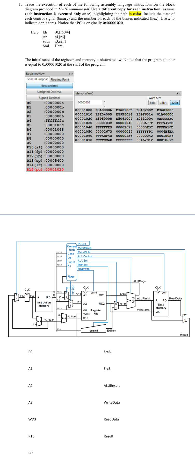 Solved 1. ﻿Trace the execution of each of the following | Chegg.com