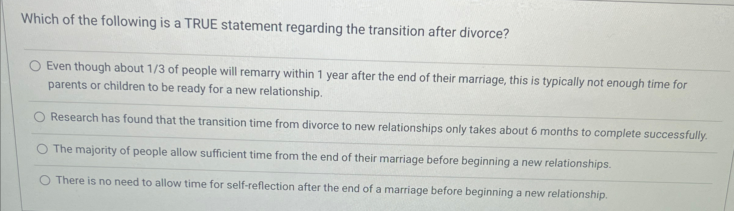 Solved Which of the following is a TRUE statement regarding | Chegg.com