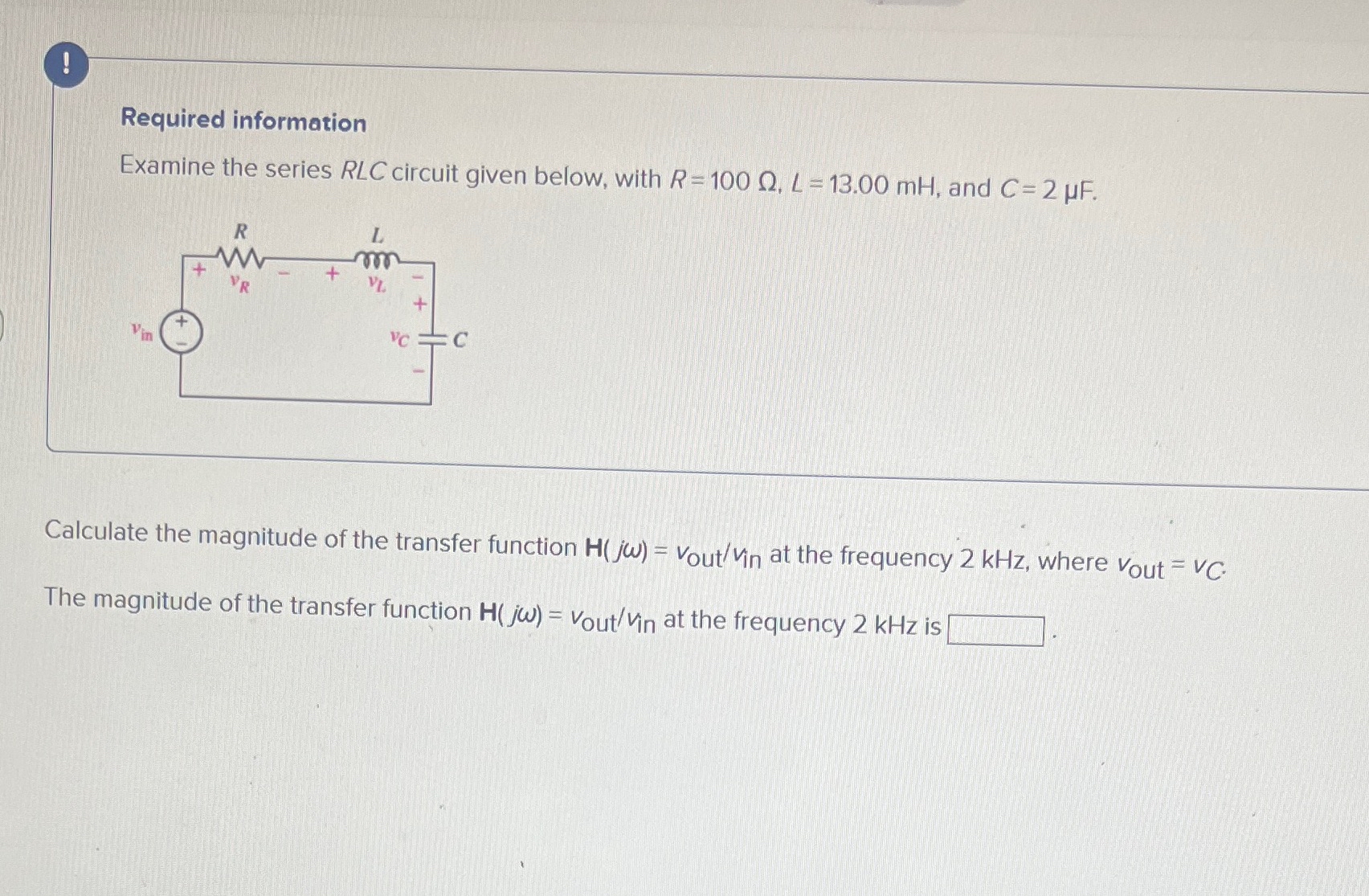 Solved Round to 4 ﻿decimals.Required informationExamine the | Chegg.com