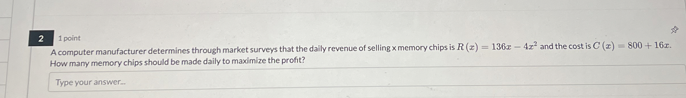 Solved 21 ﻿pointA computer manufacturer determines through | Chegg.com