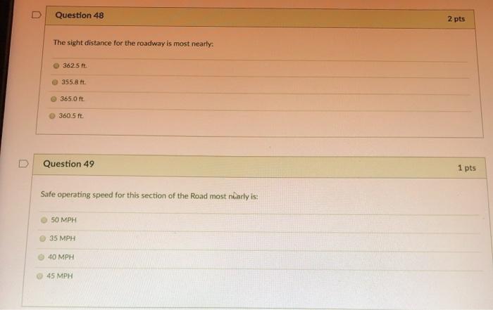 Solved Horizontal Curve Problem - A field measurement of an | Chegg.com