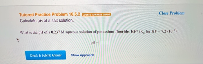 Solved Close Problem Tutored Practice Problem 16.5.2 COUNTS | Chegg.com