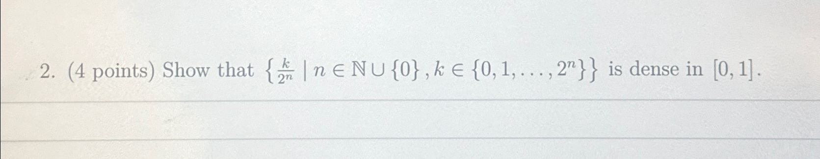 Solved (4 ﻿points) ﻿Show that | Chegg.com