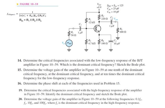 Solved Rth =R1∥R2∥Rs 14. Determine the critical frequencies | Chegg.com