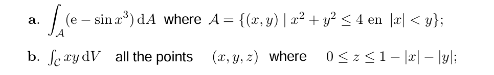 Solved Please solve the following integrals step by step in | Chegg.com