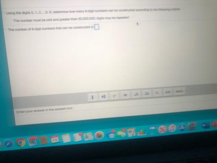 Solved Using the digits 0, 1, 2, ...8, 9, determine how | Chegg.com