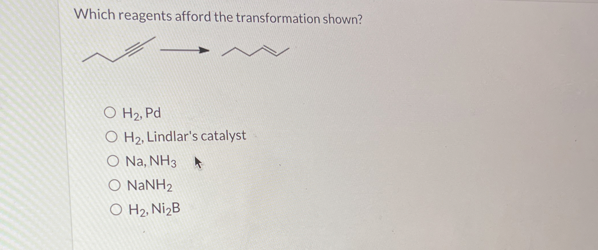 Solved Which reagents afford the transformation | Chegg.com