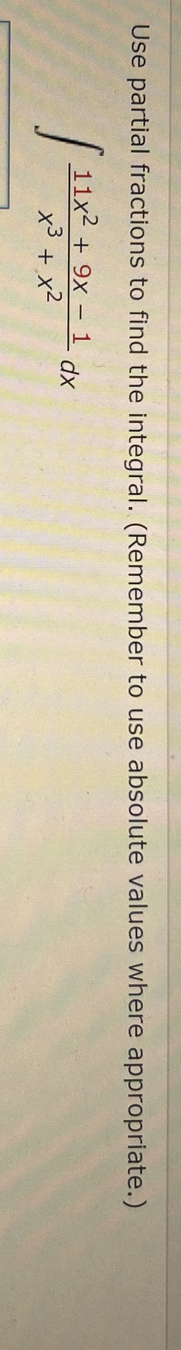 Solved Use partial fractions to find the integral. (Remember | Chegg.com