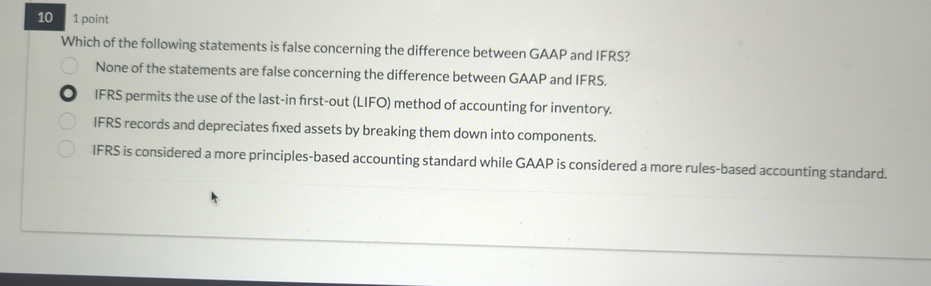 Solved 101 ﻿pointWhich of the following statements is false | Chegg.com