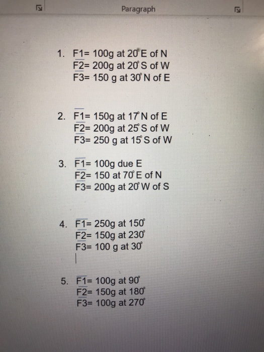 Solved Title: Vector Sum II Purpose: To determine the | Chegg.com