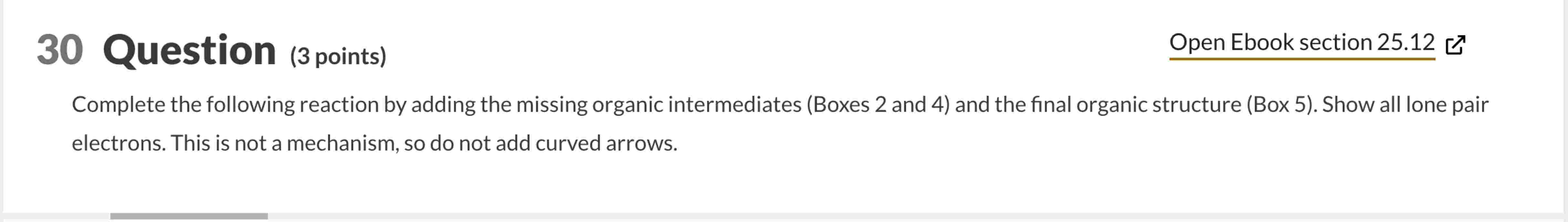 Solved 30 ﻿Question (3 ﻿points)Complete the following | Chegg.com