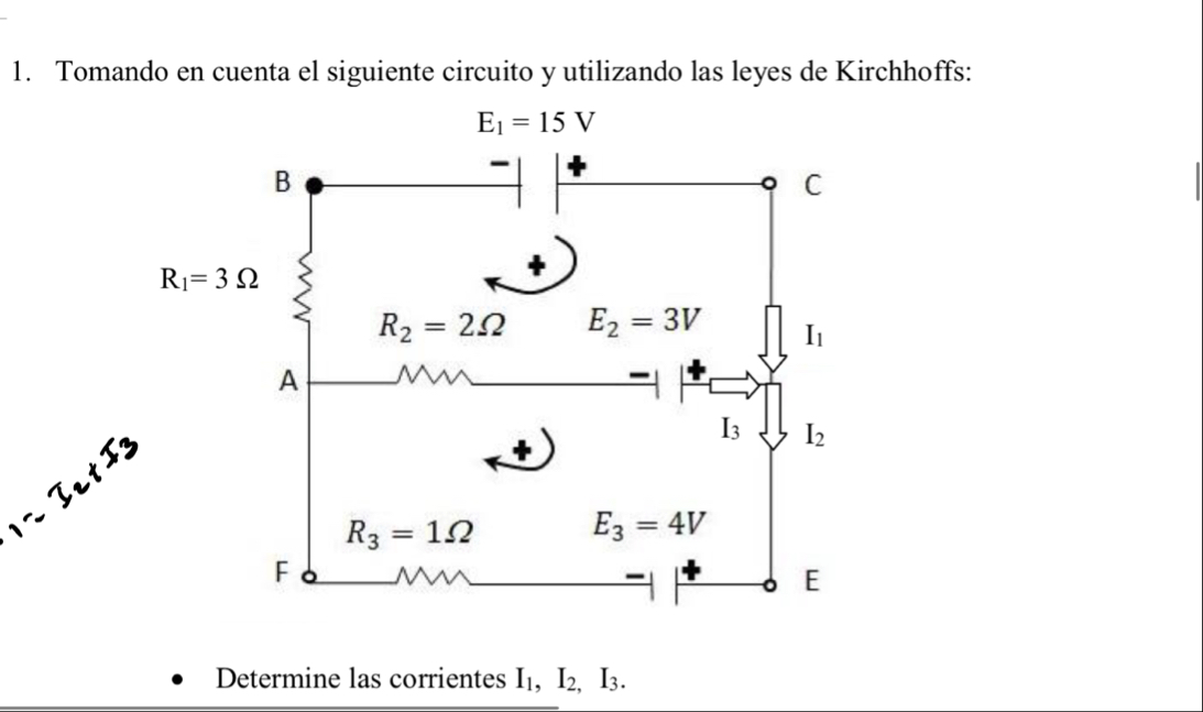 Solved Tomando en cuenta el siguiente circuito y utilizando | Chegg.com