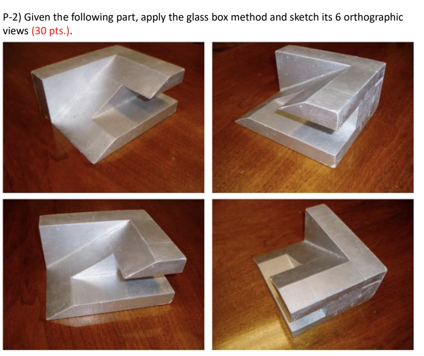 Solved P-2) Given the following part, apply the glass box | Chegg.com