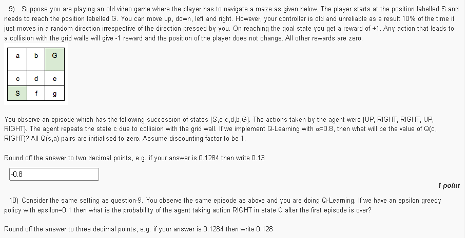 Solved In temporal difference learning, which of the | Chegg.com